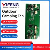 Quality Outdoor Camping Fan PCBA Board with Digital Display, 100-Level Stepless Speed for sale