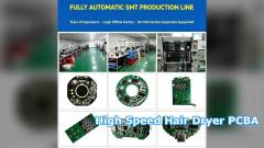 High Speed Brushless Hair Dryer PCBA Control Board