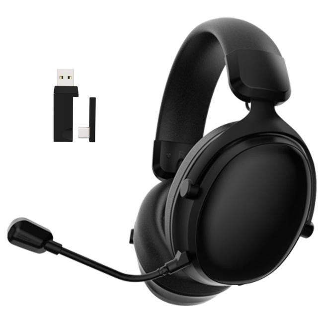 X6 PRO gaming headset front view showing ear cups and headband