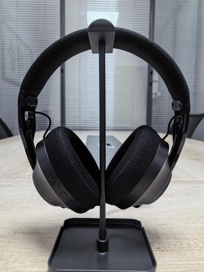 X1 PRO gaming headset front view showing headband and ear cups