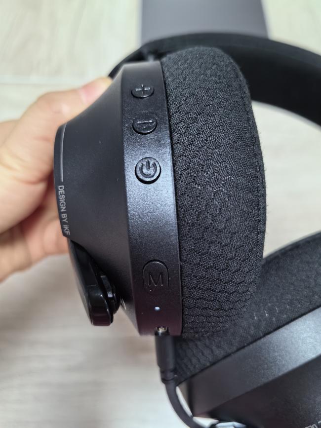 X1 PRO gaming headset being worn by gamer
