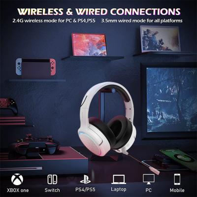 Cina Acque resistenti 2,4 GHz cuffie per videogiochi senza fili per computer Xbox Audio Jack USB in vendita