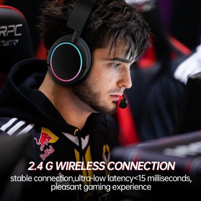 Cina Logo personalizzato 7.1 Suono circondante cuffie per videogiochi wireless 2.4ghz Per PS4 Xbox One in vendita