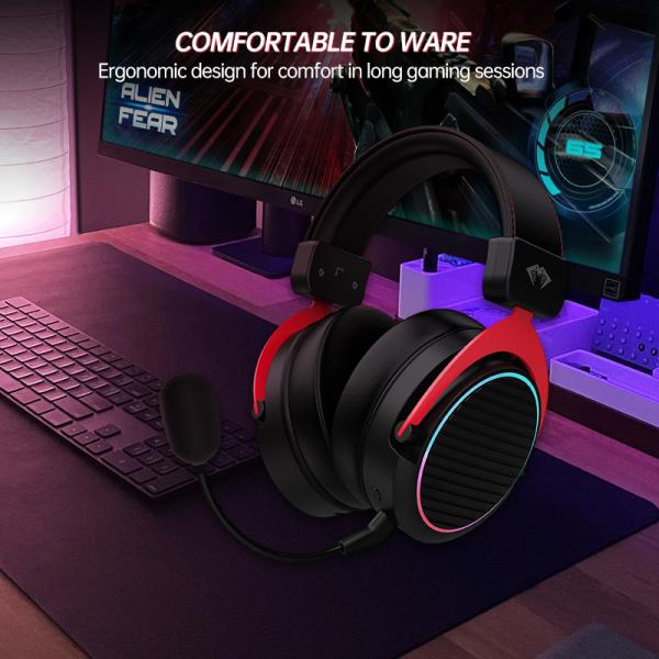 Quality Volume Control 2.4G Wireless Gaming Headphones DJ Earphones 15 Hz-20KHz For PC for sale