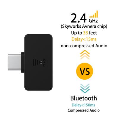 Cina Controllo del volume 2.4G Auricolari per videogiochi wireless Auricolari DJ 15 Hz-20KHz Per PC in vendita