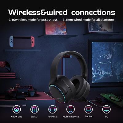 Cina X7Pro 35H Dual Wireless 2.4 Ghz cuffie headset per Nintendo Switch DC 5V 500mA in vendita