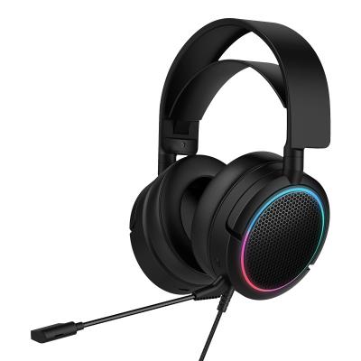 Cina PS4 PC Gaming Headphones Headset con microfono luce a LED 3.5mm cablato RGB Free Sample in vendita