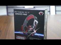 Draadloze Active Noise Cancelling PC Gaming Headset met 20Hz-20kHz Frequency Response