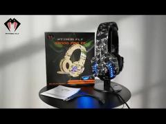 7.1 Gamer Wired PC Gaming Headphones With Mic Light Up For Xbox One Volume Control