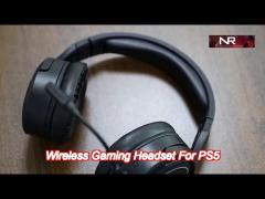 oem playstation 4 5 wireless gaming headset 2.4g bt usb-c with detachable mic