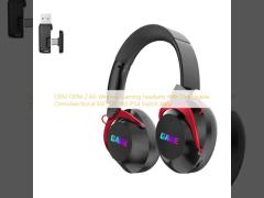 OEM ODM 2.4G Wireless Gaming headsets With Detachable Omnidirectional MIC For PS5 PS4 Switch Xbox