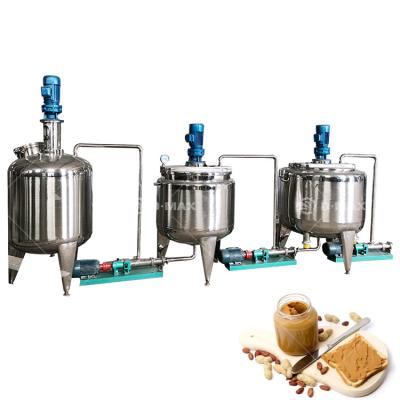 China Easy Operation Peanut Butter Production Line with 304 Stainless Steel Filling Machine for sale