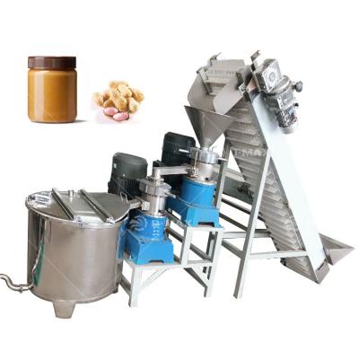 China Peanut Butter Production Line with Advanced Hummus Sesame Tahini Paste Making Machines for sale