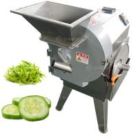 China Raw Material Vegetable Strips Cutting Machine with Double Heads for sale