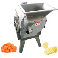 China Raw Material Vegetable Strips Cutting Machine with Double Heads for sale