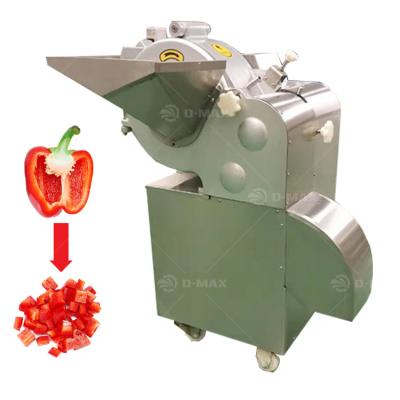 China Industrial Tomato Dicing Machine for Ginger Sweet Potato Carrot Cube Dice Cutting Output for sale