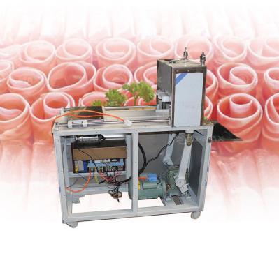 China Apto para carne bovina, carne de porco, frango, pato, peito, carne congelada, máquina de cortar rolos de carne à venda