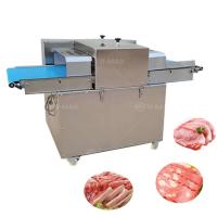 China Automatic Horizontal Meat Cutting Machine for Fresh Beef Chicken Fish Pork Processing for sale