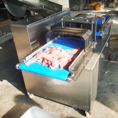China Automatic Horizontal Meat Cutting Machine for Fresh Beef Chicken Fish Pork Processing for sale