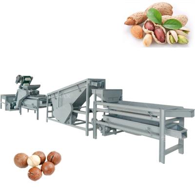 China Nut Shelling Function Almond Peeler Durable Service Walnut Shelling Machine Pine Nut Cracking Machine for sale