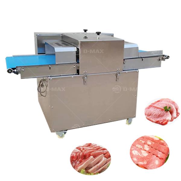 Quality 2.2kw Multi-Layer Slicing Machine for Fresh Meat Pork and Beef Loin Horizontal for sale