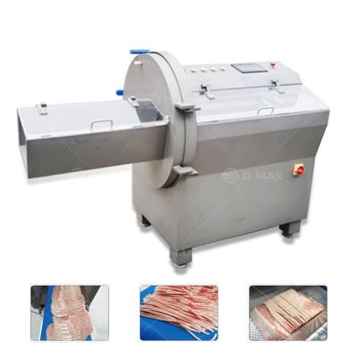 China Roestvrij staal vlees snijmachine voor bevroren rundvlees varkensvlees kip professionele snijmachine Te koop