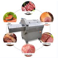 China Slicing Frozen Meat Function Automatic Meat Slicer for Deli Bacon Chicken Ham Fish for sale