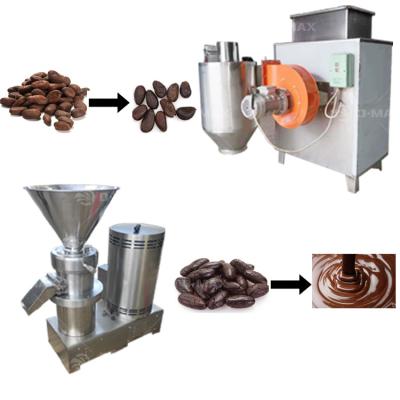Cina Trituratrice colloidale per la produzione di 120 kg di polvere di cacao in linea di piccola capacità in vendita