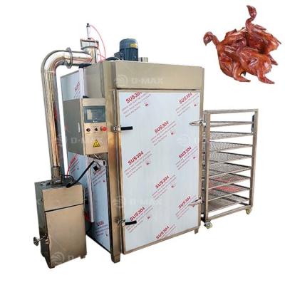China Steam Heating 30kg/batch Smoke Oven for Smoking Fish Meat Sausage Chicken and Turkey for sale