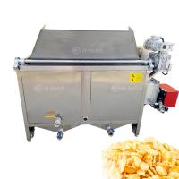 China Electricity Heating Easy Operation Continuous Frying Machine for Fried Potato Chips for sale