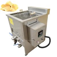 China Electricity Heating Easy Operation Continuous Frying Machine for Fried Potato Chips for sale