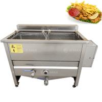 China Electricity Heating Easy Operation Continuous Frying Machine for Fried Potato Chips for sale