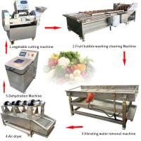 China Full-automatic Vegetable Fruit Washing and Drying Machine for Cleaning Processing Line for sale