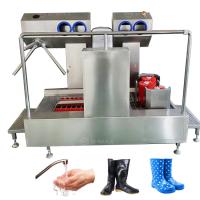 China Work Shoe and Boot Soles Cleaning Process Automatic Cleaning Machine with 380KG Weight for sale