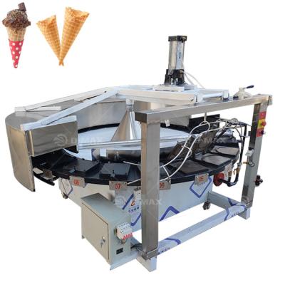 China Restaurant Ice Cream Cone Make Machine with 300pcs/h Capacity Waffle Egg Roll Maker for sale