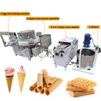 China Function Making Ice Cream Waffle Cones Commercial Equipment Crispy Egg Roll Machine for sale