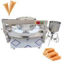 China Function Making Ice Cream Waffle Cones Commercial Equipment Crispy Egg Roll Machine for sale