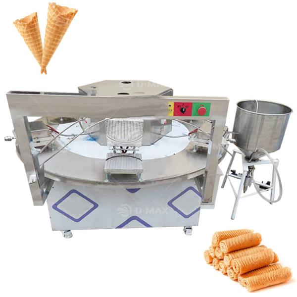 Quality Food Tray Wafer Biscuit Crispy Egg Roll Waffle Maker for Customer Requirements for sale