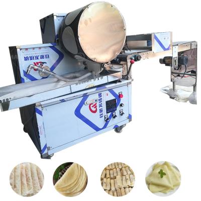Cina Chapati Popiah Skin Spring Roll Skin Dosa Injera Making Machine Spedizione dell'aria di mare in vendita