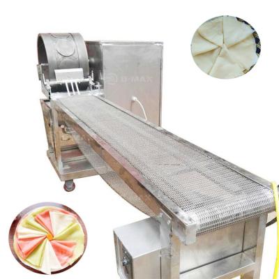 China Gas/elektrische verwarming Lumpia machine voor het maken van Spring Roll Patti Pastry Samosa Skin Te koop