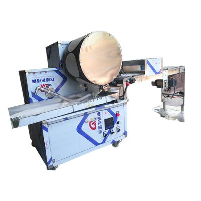 China Round Shape Food Shop Pastry Wrapper Machine for Mini Spring Roll Skin Sheet Wrapping for sale