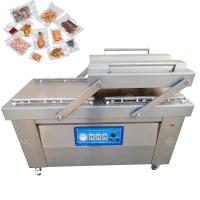 China Large Model Automatic Double Chamber Food Fresh Fruit Vegetable Vacuum Packaging Machine for sale