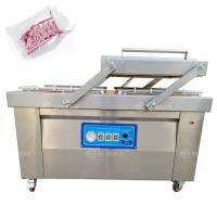 China Large Model Automatic Double Chamber Food Fresh Fruit Vegetable Vacuum Packaging Machine for sale