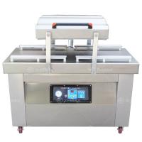 China Large Model Automatic Double Chamber Food Fresh Fruit Vegetable Vacuum Packaging Machine for sale