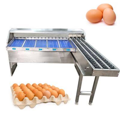 China Roestvrij staal 304 ei gewichtingsmachine kippen ei sorteermachine met inspectie Te koop