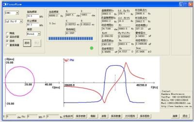 China Portable Ultrasonic transducer analyzer Measuring Instrument full screen touch for sale