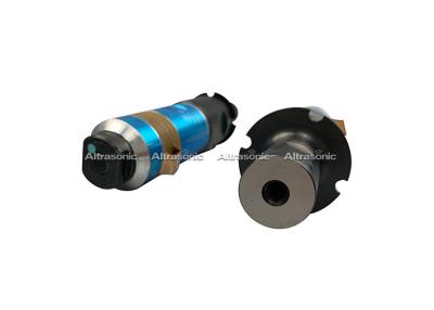China Astilla + transductor piezoeléctrico ultrasónico de alta frecuencia del color azul con el aumentador de presión en venta