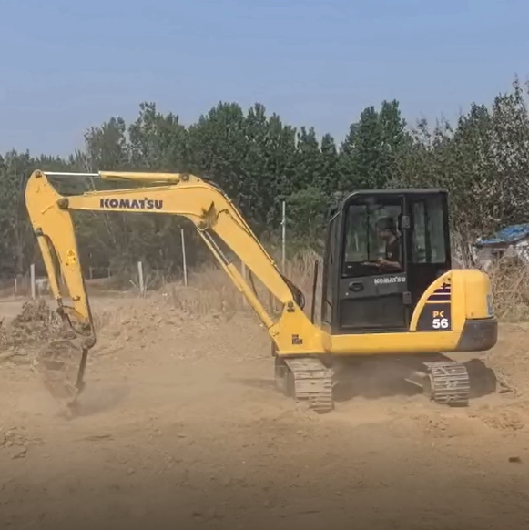 Used Komatsu PC56 Mini Digger | Compact Crawler Excavator | Reliable Construction Machinery