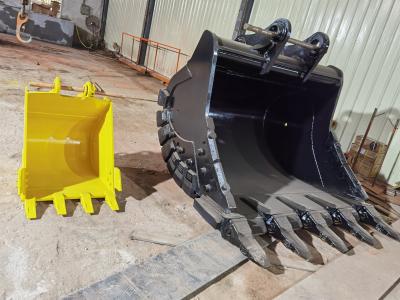 China Customized stone bucket Q355B standard clean bucket for excavator for sale