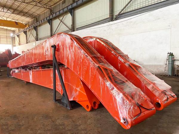 Quality 18m Excavator Long Reach Boom 25m Extended Excavator Boom And Arm for sale